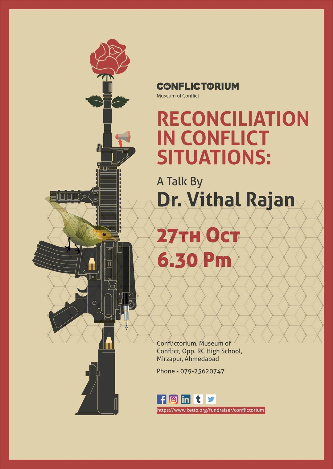 Reconciliation In Conflict Situations: Talk by Dr. Vithal Rajan ...