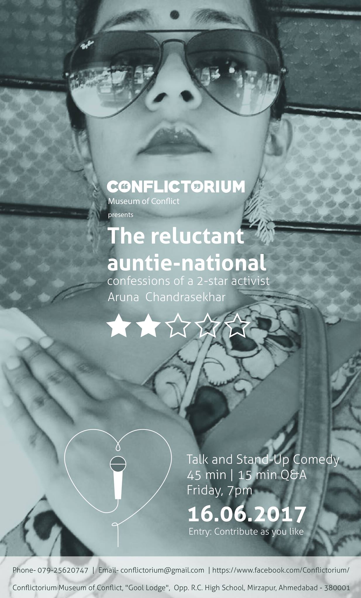 The reluctant auntie-national, Confessions of a 2- star activist - Conflictorium