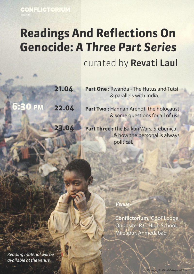 Reading And Reflections On Genocide - Conflictorium