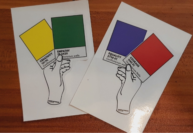 sticker Shade Cards Sticker Set - Conflictorium Archives